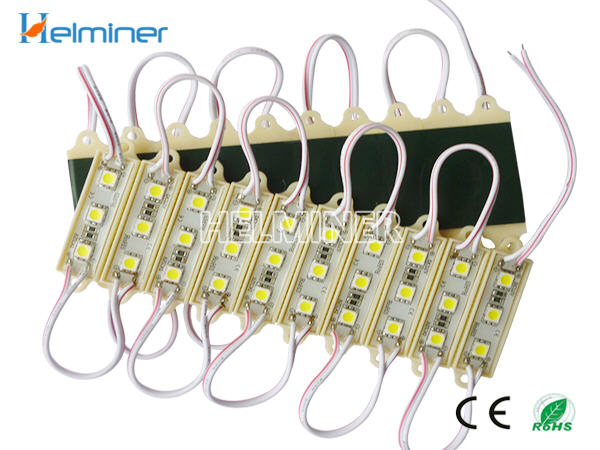 Small size IP65 waterproof 12v led module 5050 | 5050 smd 3 led module ...