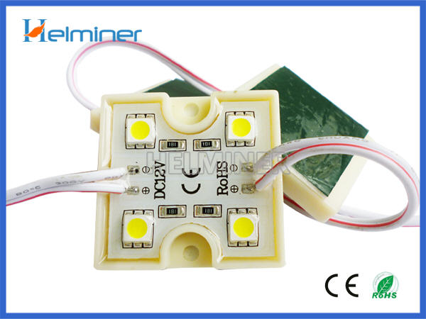 IP65 waterproof DC12V 4 LED Epistar Chips SMD 5050 led sign modules ...